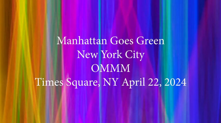 Earth Day: New York City OMMM!! - Good News!