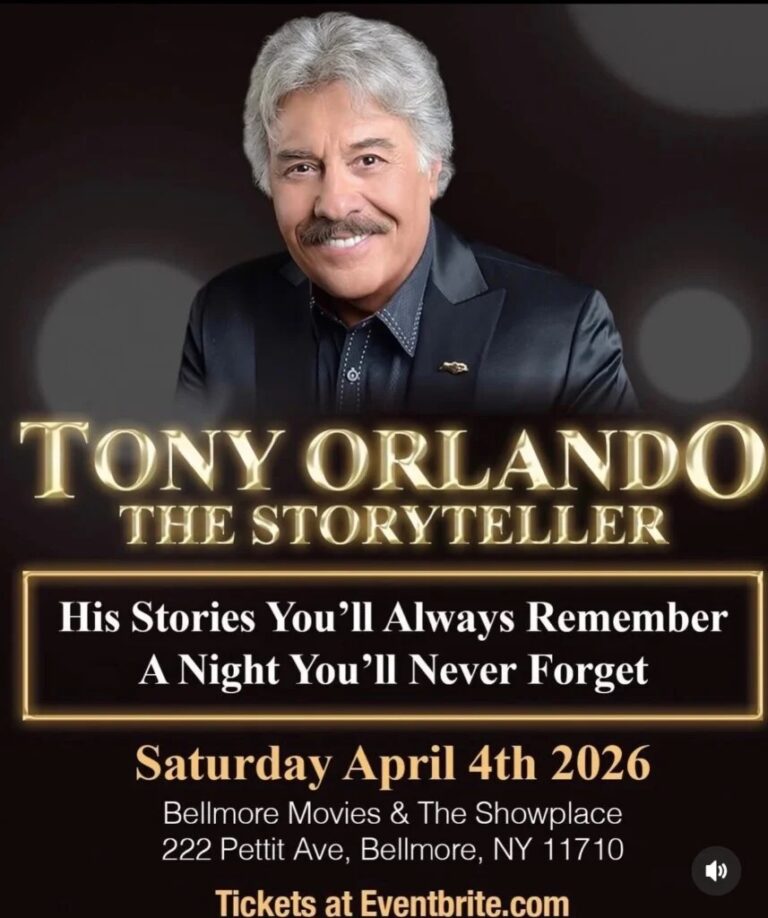 Tony Orlando Presents “The Storyteller” — An Unforgettable Night of ...
